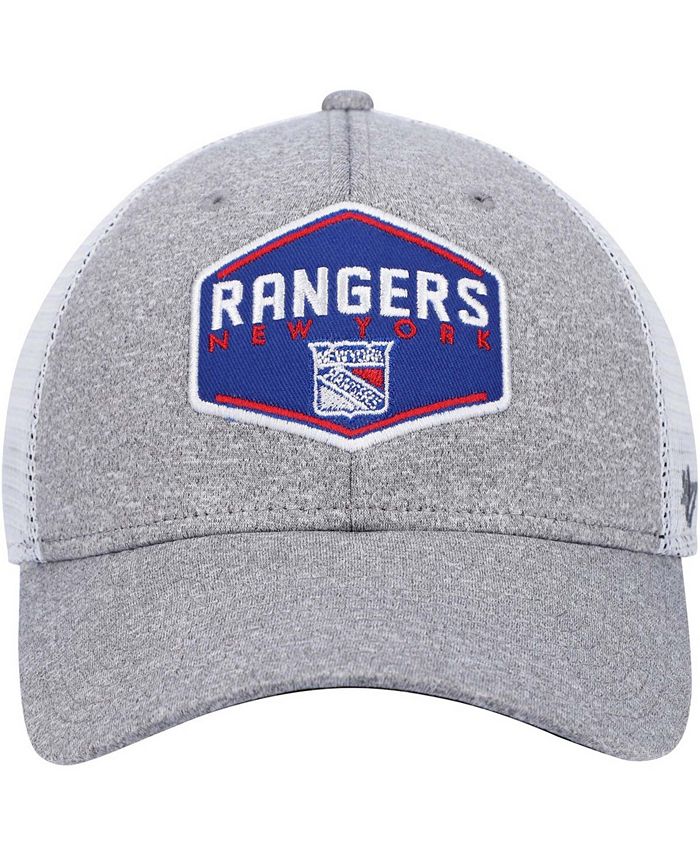 '47 Brand Men's Gray New York Rangers Hitch Contender Flex Hat - Macy's