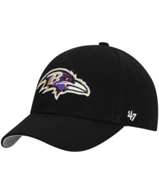 Little Boys and Girls Black Baltimore Ravens Basic MVP Adjustable Hat ...