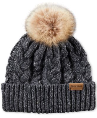 Pendleton Cable-Knit Hat - Macy's