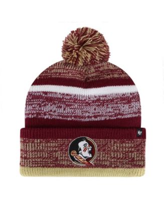 Men's Garnet Florida State Seminoles Northward Cuffed Knit Hat with Pom ...