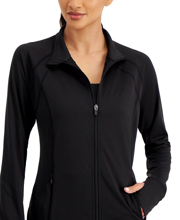 ID Ideology Women's Essentials Performance Zip Jacket, Created for Macy ...