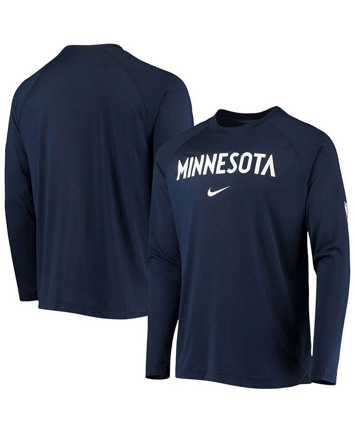 Nike Men's Navy Minnesota Timberwolves 75th Anniversary Pregame ...