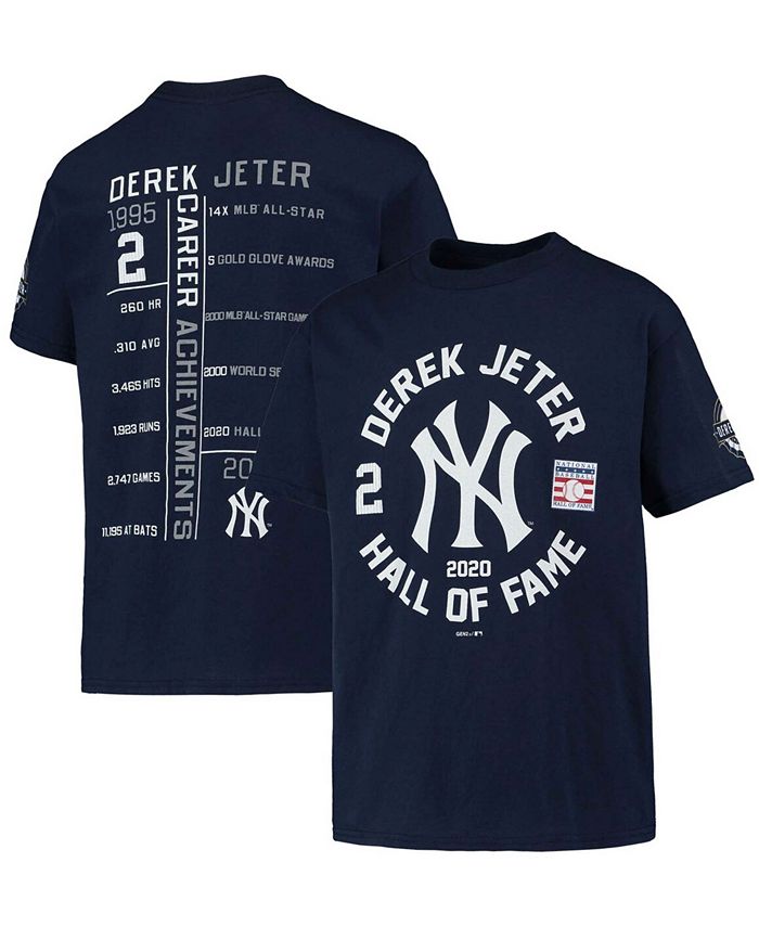 Outerstuff Big Boys and Girls Derek Jeter Navy New York Yankees Graphic ...