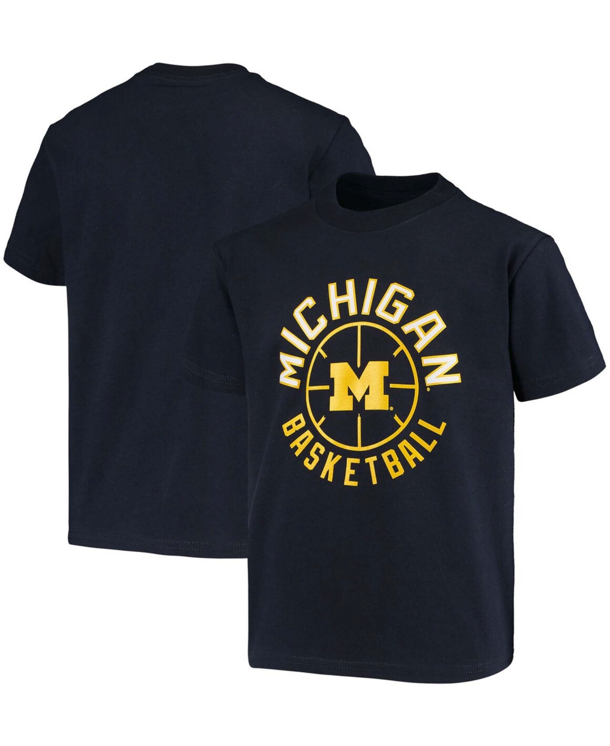 Click here for Big Boys and Girls Navy Michigan Wolverines Basket... prices