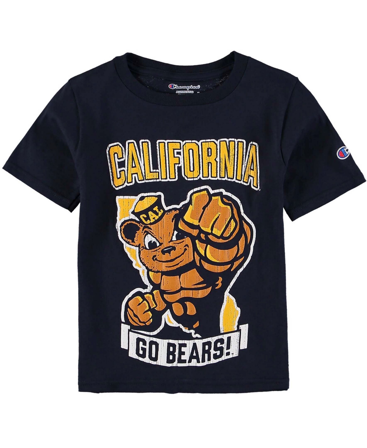 Click here for Big Boys and Girls Navy Cal Bears Strong Mascot T-... prices
