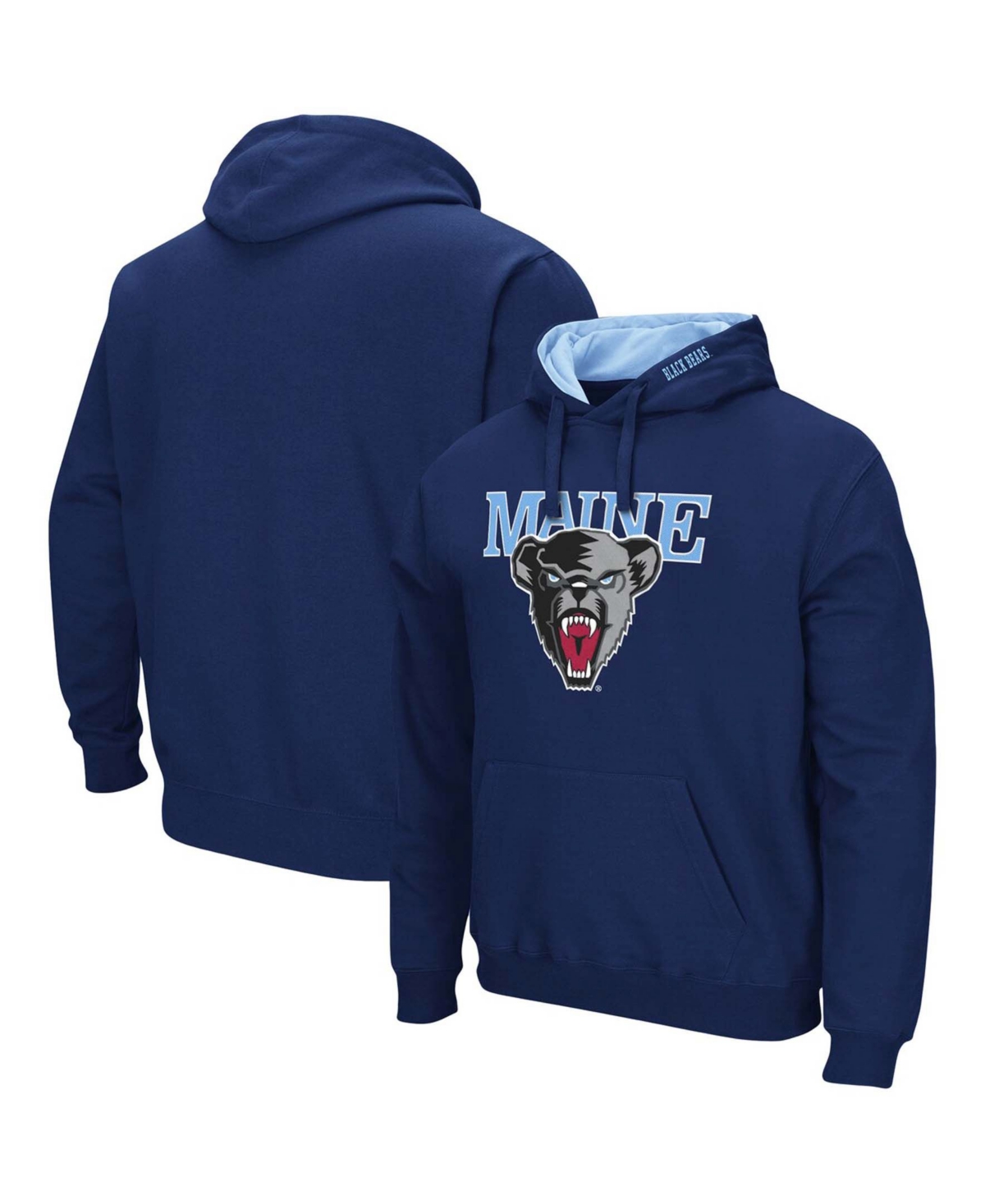 Click here for Mens Navy Maine Black Bears Arch and Logo Pullover... prices