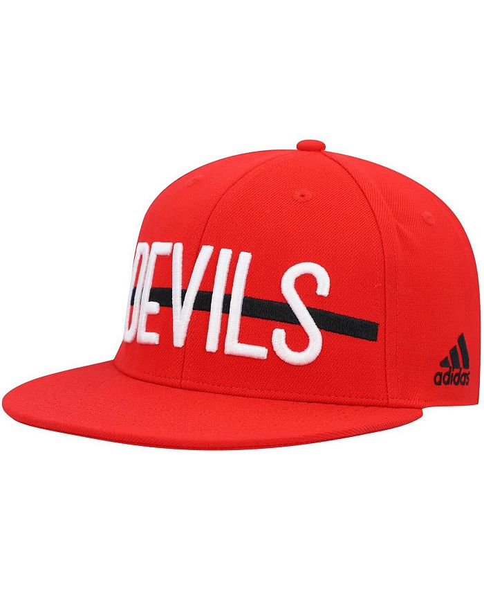 adidas Men's Red New Jersey Devils Middle Bar Flex Hat - Macy's
