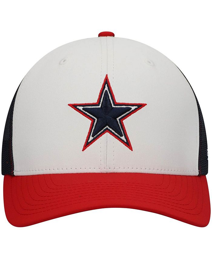 Hooey Men's White and Red Dallas Cowboys Mesh Trucker Snapback Hat - Macy's