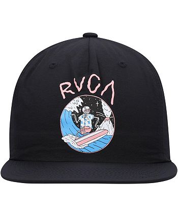 RVCA Men's Black Luke P Surf Snapback Hat - Macy's