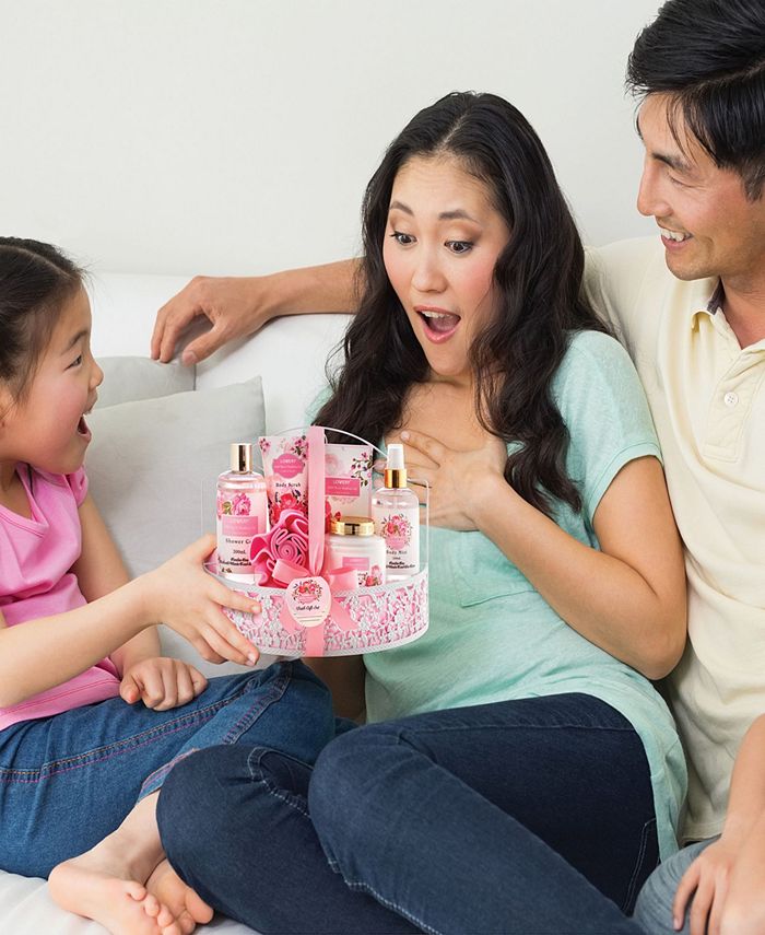 Lovery Wild Rose and Raspberry Body Care 7 Piece Gift Set - Macy's