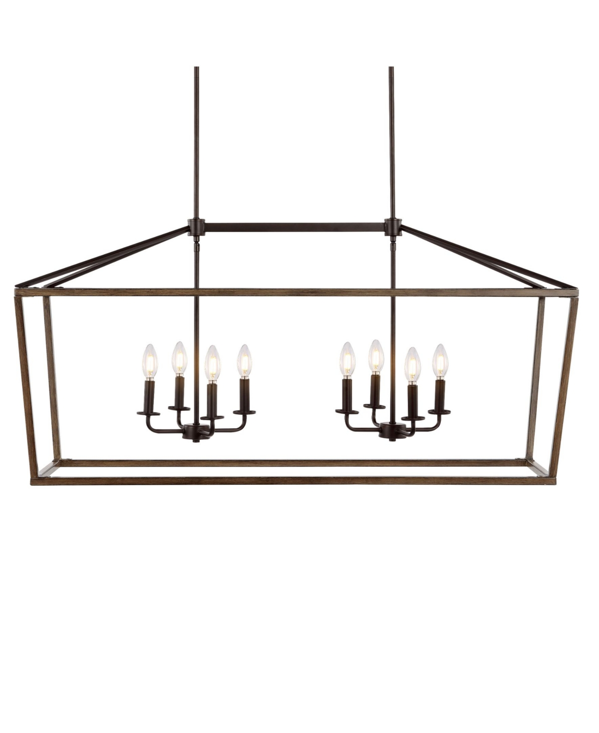 Click here for Oriana 8-Light Iron Farmhouse Industrial Lantern L... prices