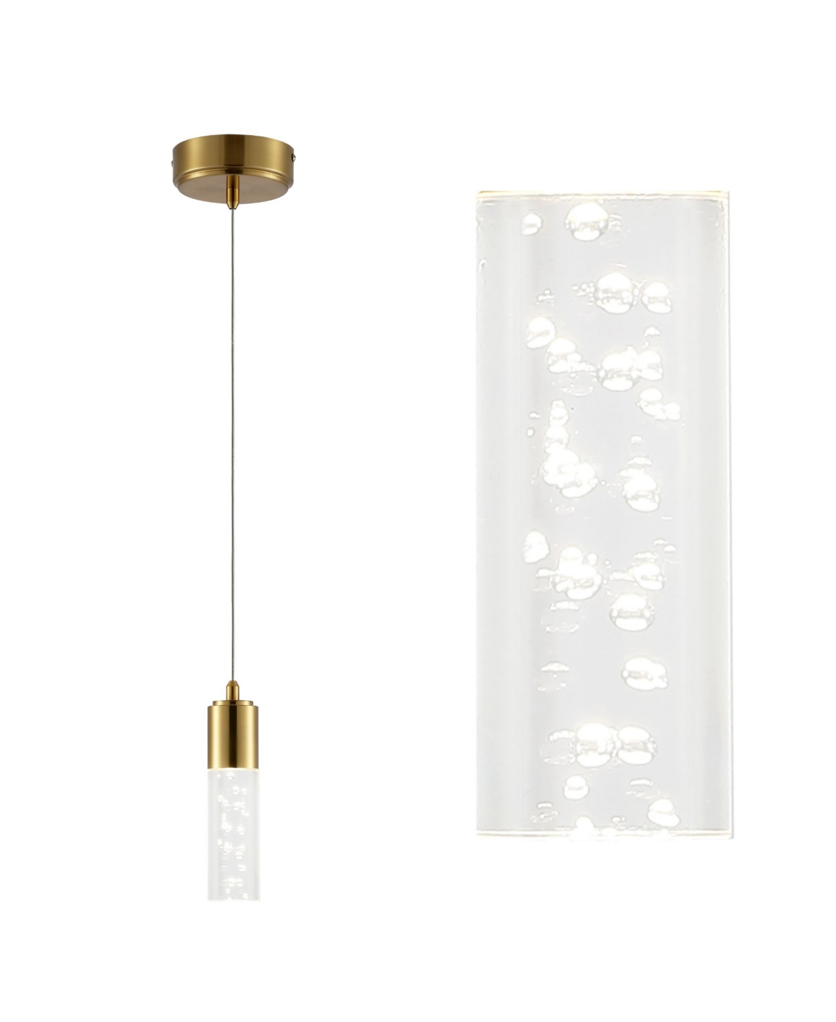 Click here for Bolha 1-Light Bubble Modern Minimalist Integrated... prices