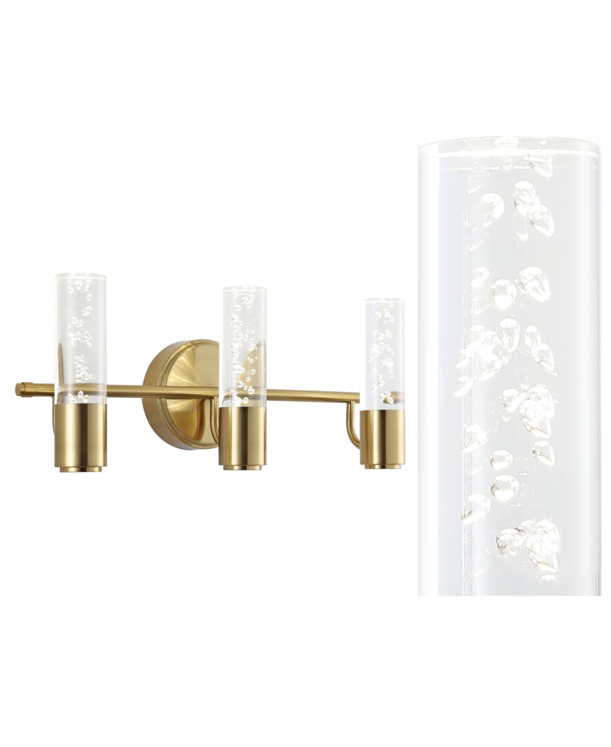 Click here for Bolha 3-Light Minimalist Modern Bubble Integrated... prices