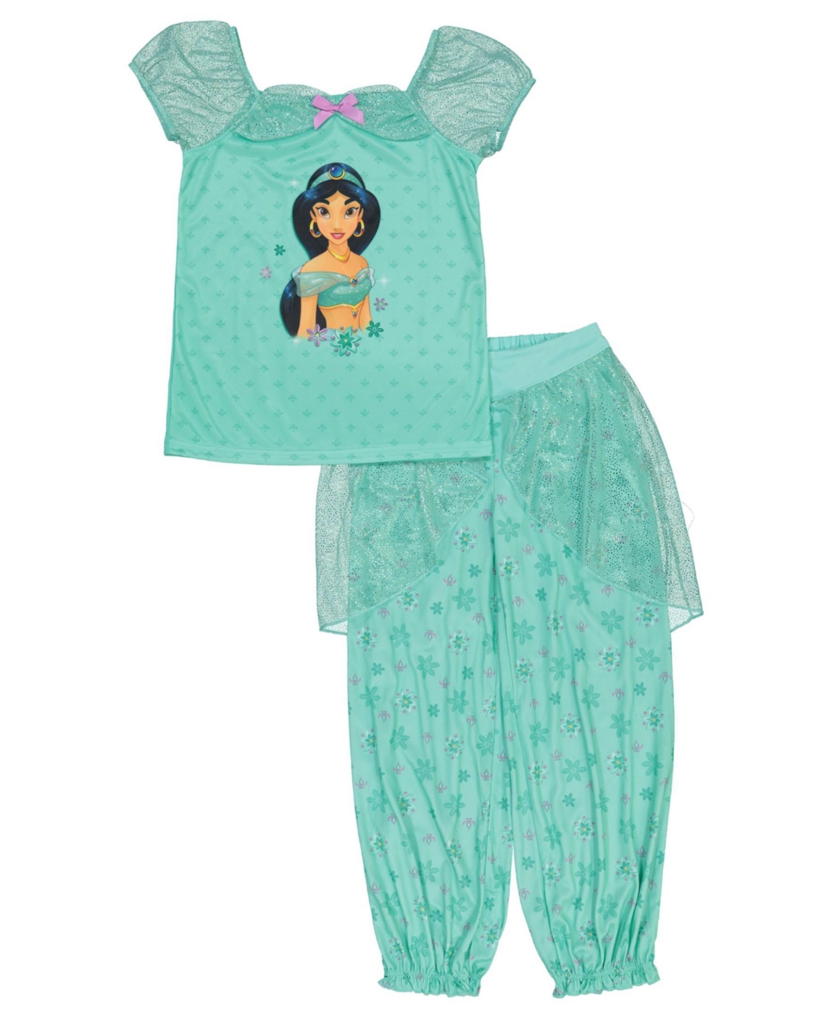 Disney Princess Little Girls Fantasy Pajamas, 2 Piece Set In Assorted ...