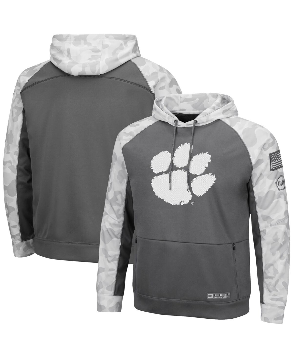 Colosseum Men's Gray, Arctic Camo Clemson Tigers Oht Military-inspired ...