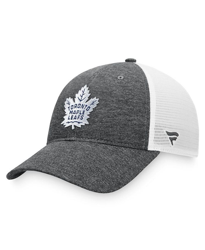 Fanatics Men's Heathered Charcoal and White Toronto Maple Leafs Mesh ...
