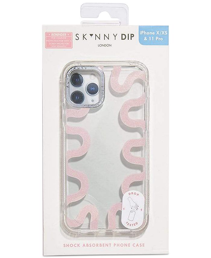 Skinnydip London Skinnydip Pink Squiggle iPhone 12/12 Pro Shock Case ...