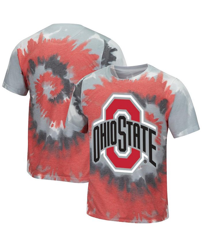 Colosseum Men's Scarlet Ohio State Buckeyes Olentangy Tie-Dye T-shirt - Macy's