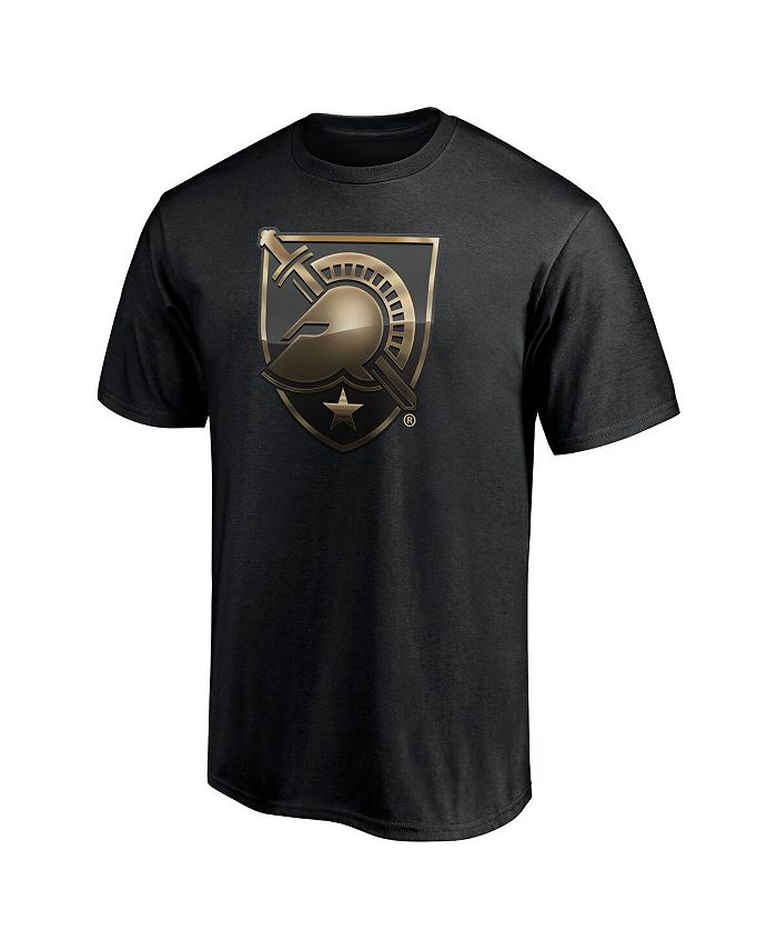 Fanatics Men's Black Army Black Knights Team Midnight Mascot T-shirt ...