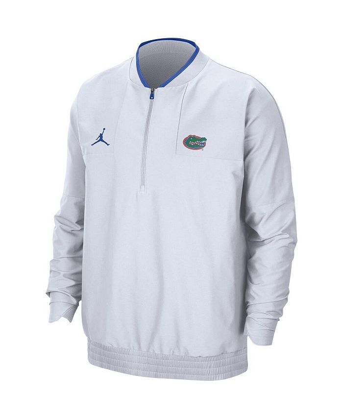 Jordan Men's White Florida Gators 2021 Coach Half-Zip Jacket - Macy's