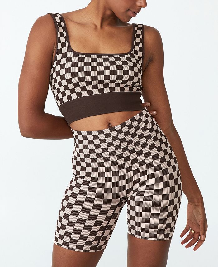 COTTON ON Women's Seamless Texture Bike Shorts - Macy's