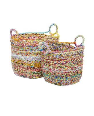 Eclectic Storage Basket, Set of 2 - Macy's
