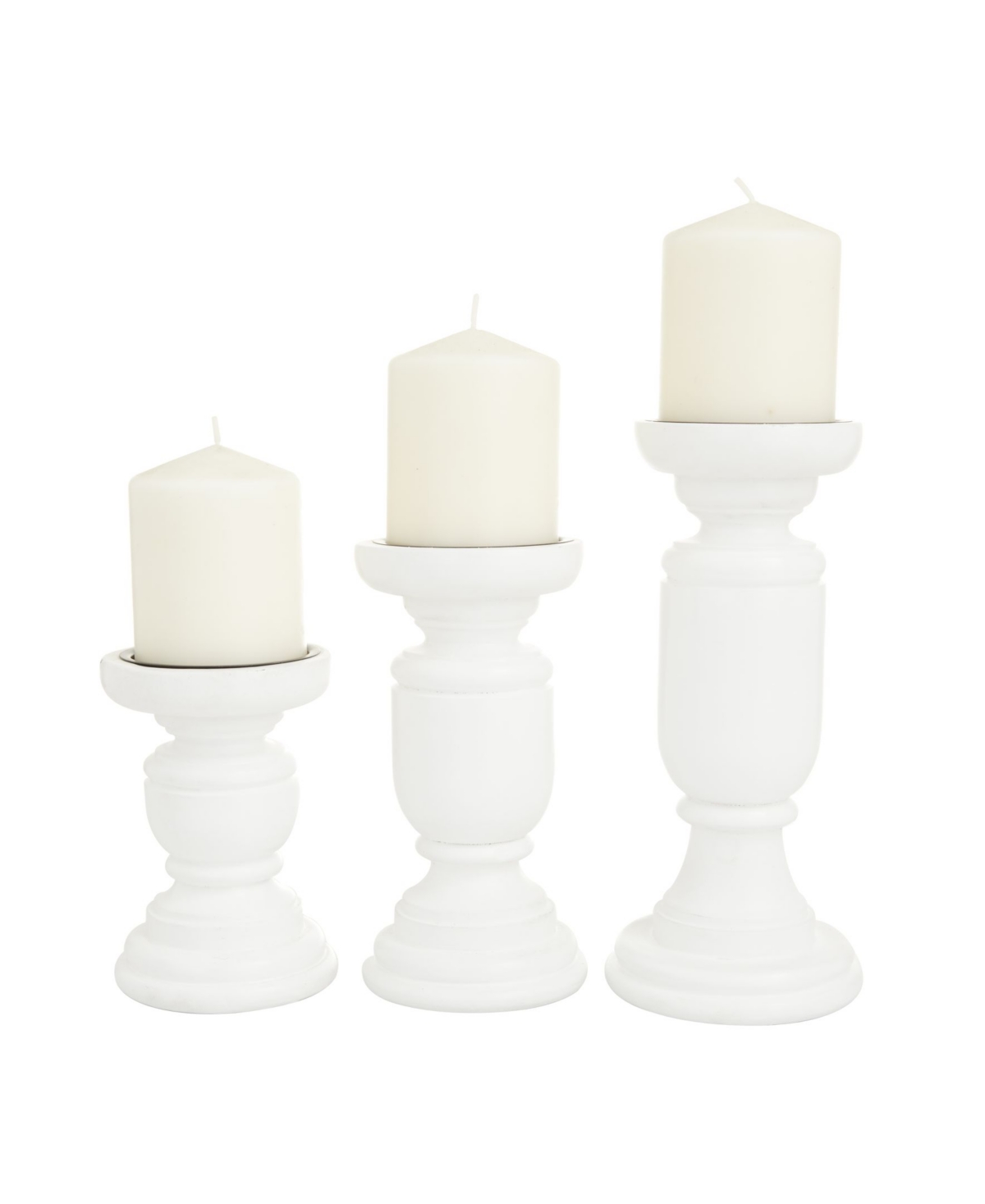 Click here for Mango Wood French Country Candle Holder  Set of 3... prices