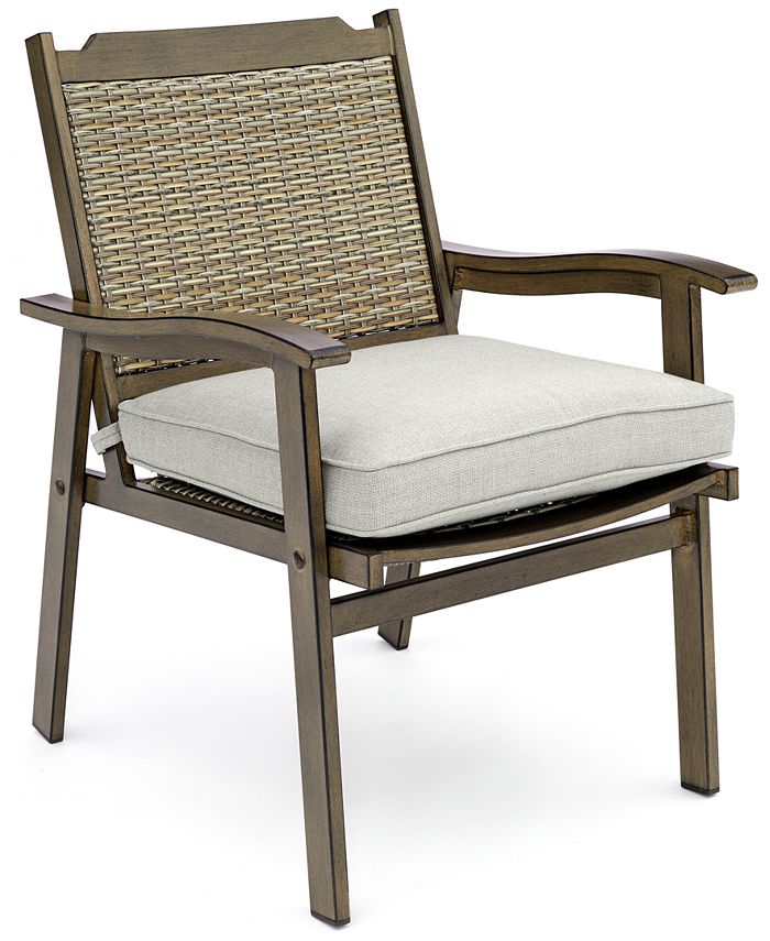 Agio Kathan Outdoor Aluminum 7-Pc Dining Set (84" x 42 Rectangle Dining ...