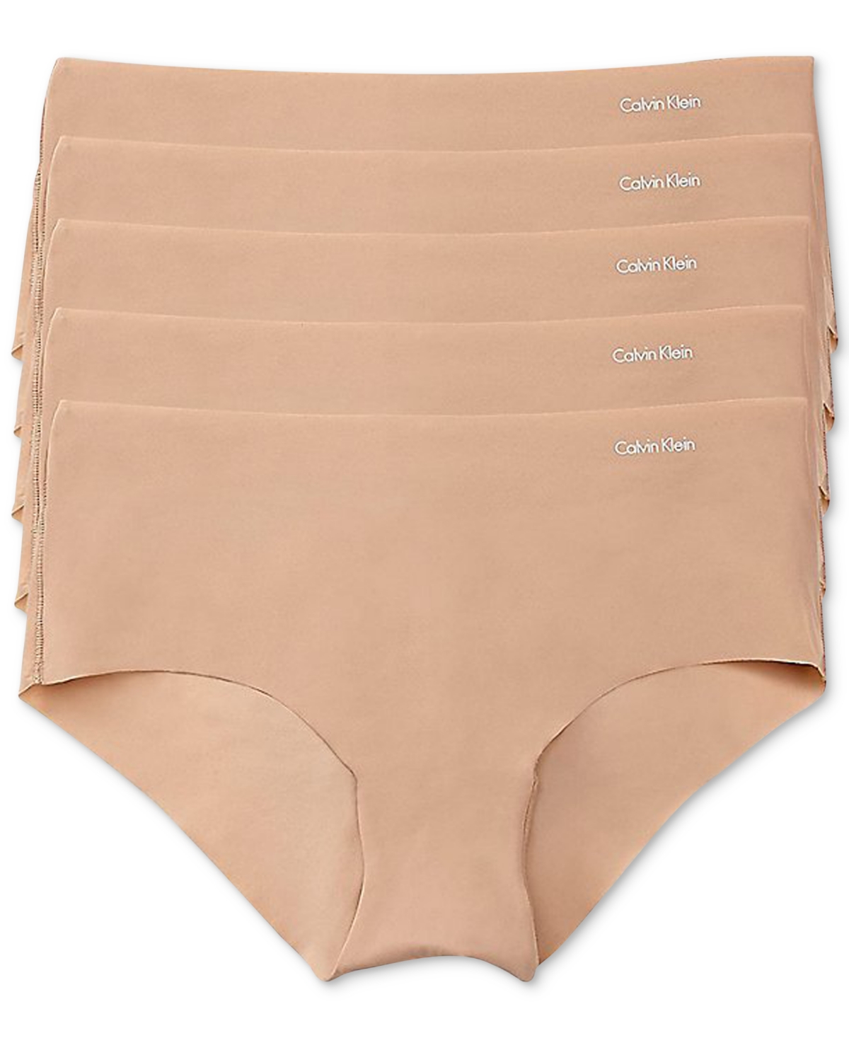 Click here for Calvin Klein Invisible Hipster 5-Pack QD3557 - Lig... prices