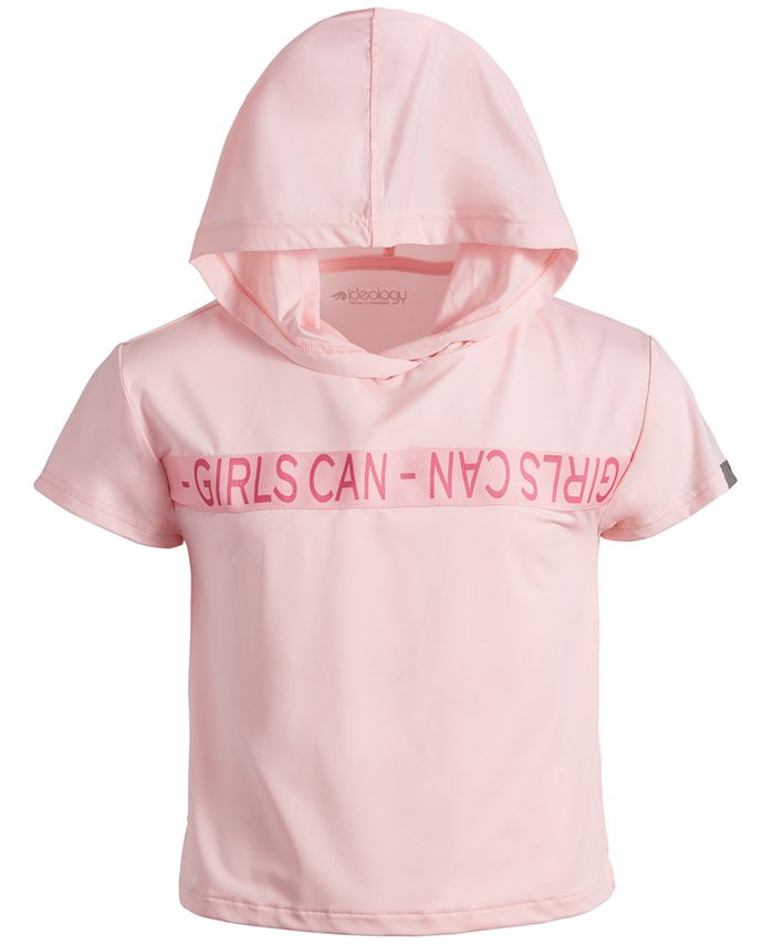 Id Ideology Big Girls Girls Can Hooded Top Created For Macys Macys