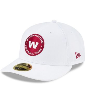 Men's White Washington Football Team Circle Essential 59FIFTY Fitted ...