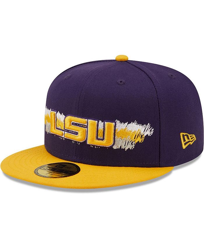 New Era Men's Purple LSU Tigers Scribble 59FIFTY Fitted Hat - Macy's