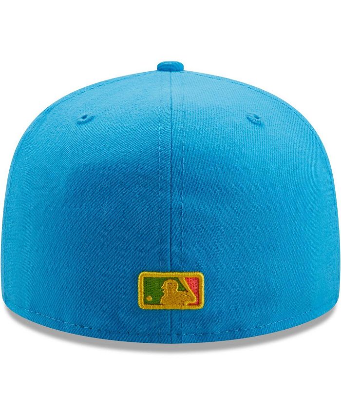 New Era Men's Light Blue New York Yankees Pink Glow Undervisor 59FIFTY ...