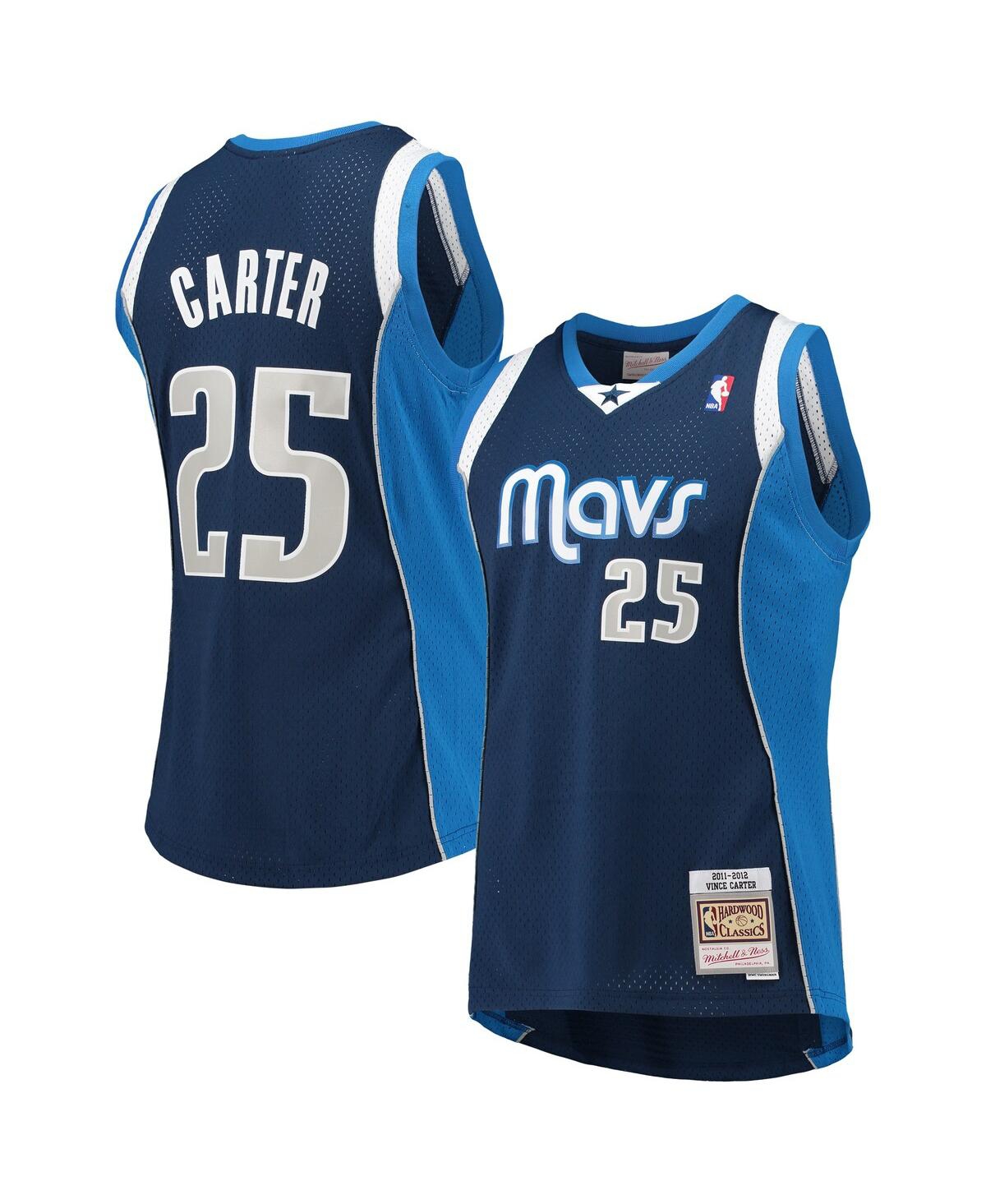 Click here for Mens Vince Carter Navy Dallas Mavericks 2011-12 Ha... prices