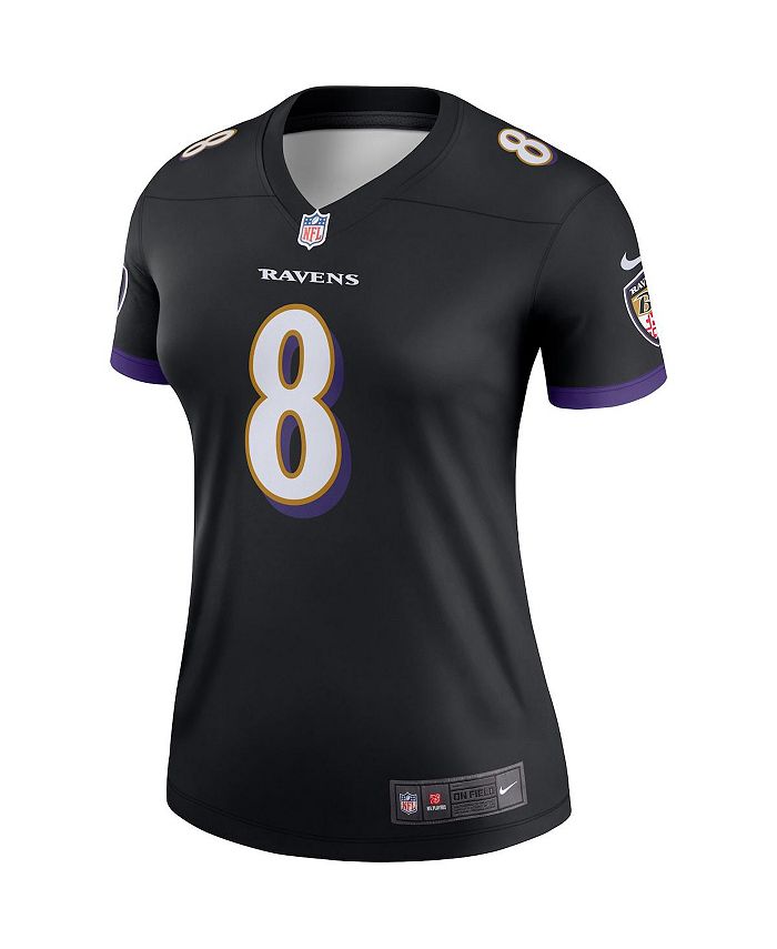 Nike Women's Lamar Jackson Black Baltimore Ravens Legend Team Jersey ...