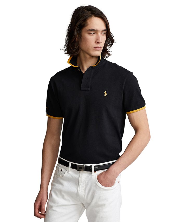 Polo Ralph Lauren Men's Custom Slim Fit Mesh Polo Shirt - Macy's