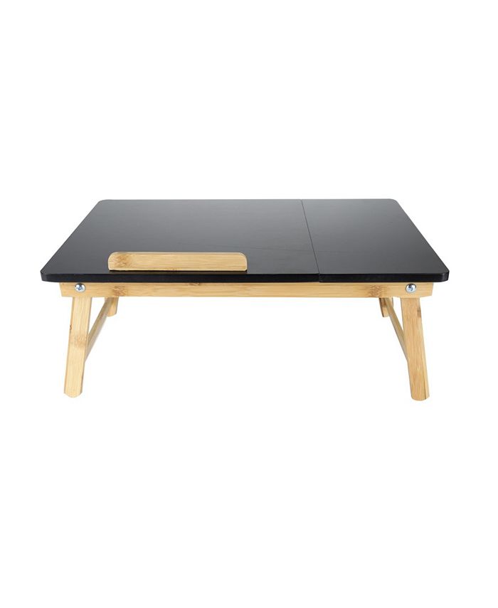 Mind Reader Bed Tray, Adjustable Lap Desk Breakfast Table with Foldable ...