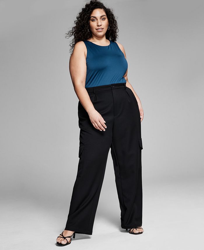 And Now This Women's Plus Size Cargo Pants - Macy's
