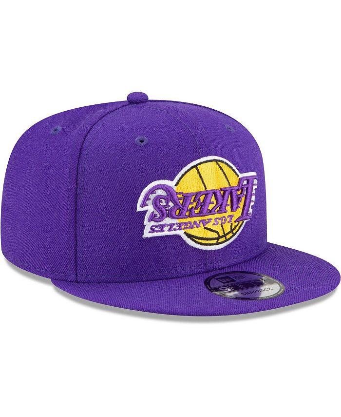 New Era Men's Purple Los Angeles Lakers Upside Down Logo 9FIFTY ...