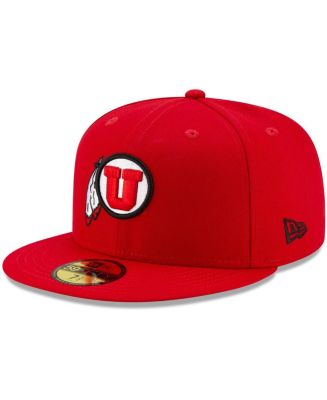 Men's Red Utah Utes Basic 59FIFTY Team Fitted Hat - Macy's