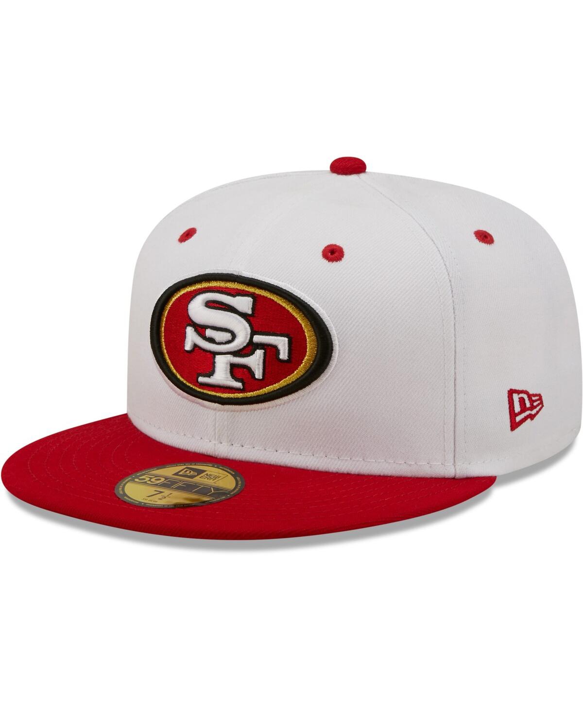 Click here for Mens White and Scarlet San Francisco 49ers Flipsid... prices