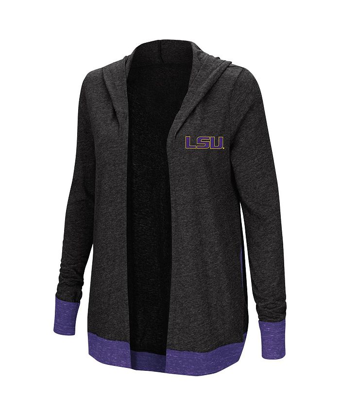 Colosseum Women's Charcoal LSU Tigers Plus Size Steeplechase Open ...