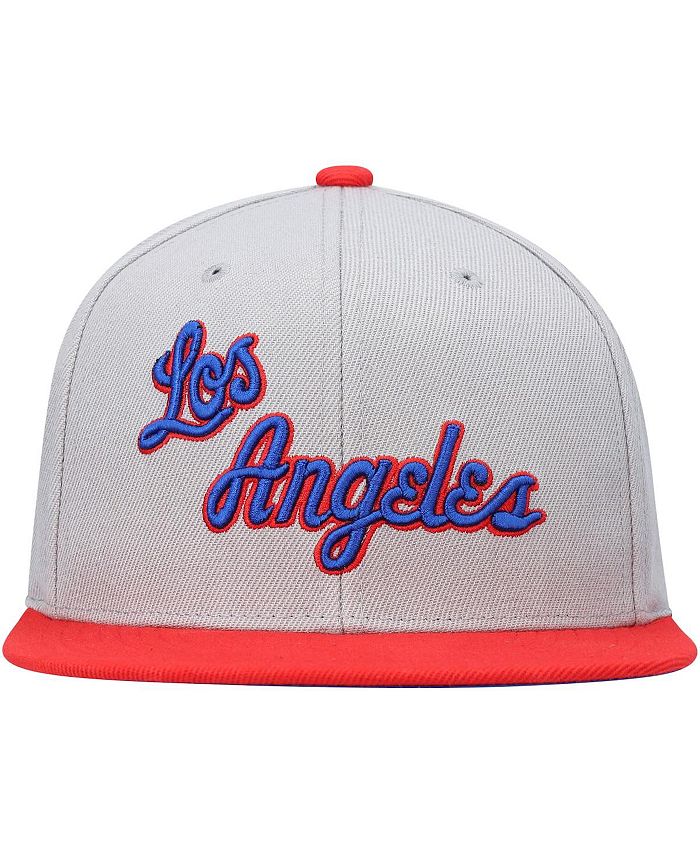 Mitchell & Ness Men's Gray Los Angeles Lakers Hardwood Classics 35th ...