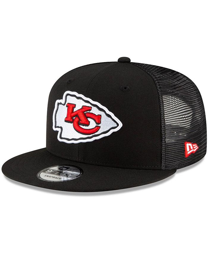 New Era Men's Black Kansas City Chiefs Shade Trucker 9FIFTY Snapback ...