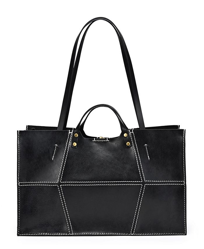 OLD TREND Women's Genuine Leather Rose All-day Tote Bag - Macy's