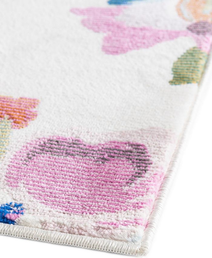 Bayshore Home Prunus Laura 5'3" x 7'10" Area Rug - Macy's