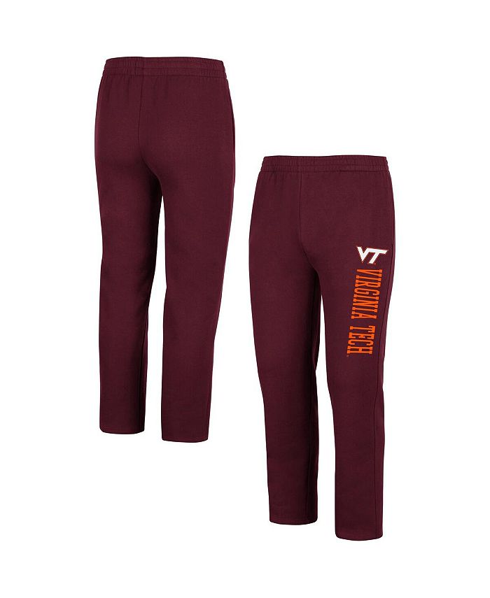 Colosseum Men's Maroon Virginia Tech Hokies Fleece Pants - Macy's