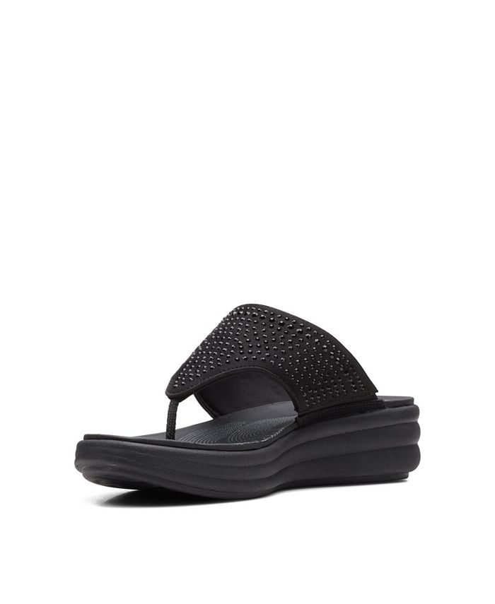 Clarks Women's Cloudstepper Drift Jaunt Wedge Sandals - Macy's