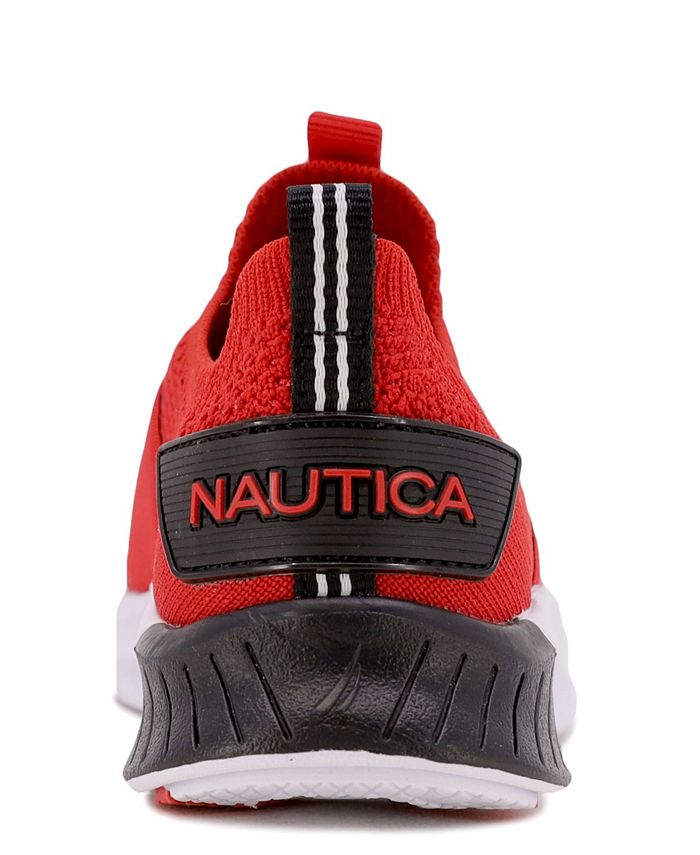 Nautica Little Boys Knit Slip-On Bungee Laces Athletic Sneaker - Macy's