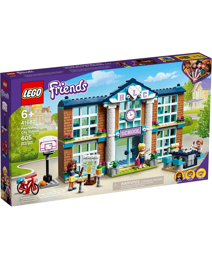 LEGO® Heart lake City School 605 Pieces Toy Set - Macy's